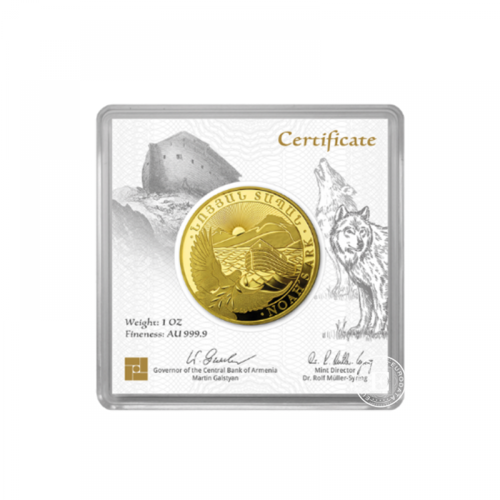 1 oz (31.10 g) auksinė moneta Nojaus arka, Armėnija 2026 ...