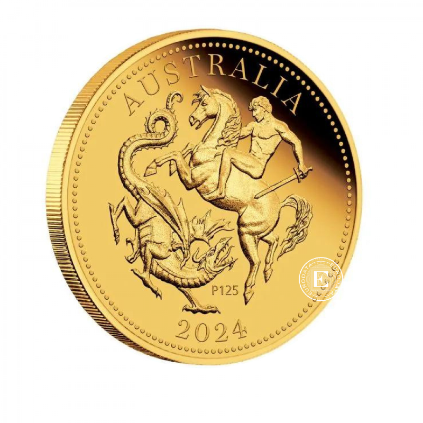Gold PROOF coin 7.98 g sovereign 125th Anniversary of The ...