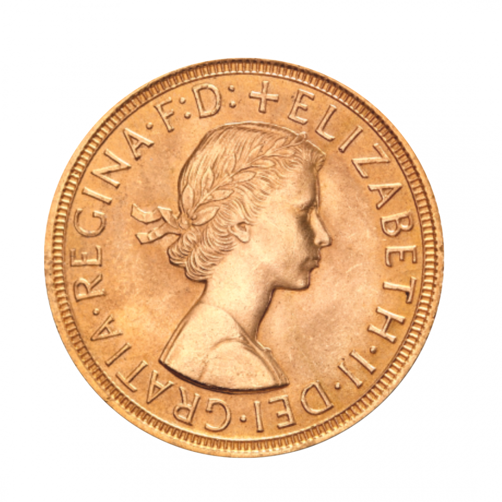 7.98 g soverenas Queen Elizabeth II, Didžioji Britanija ...